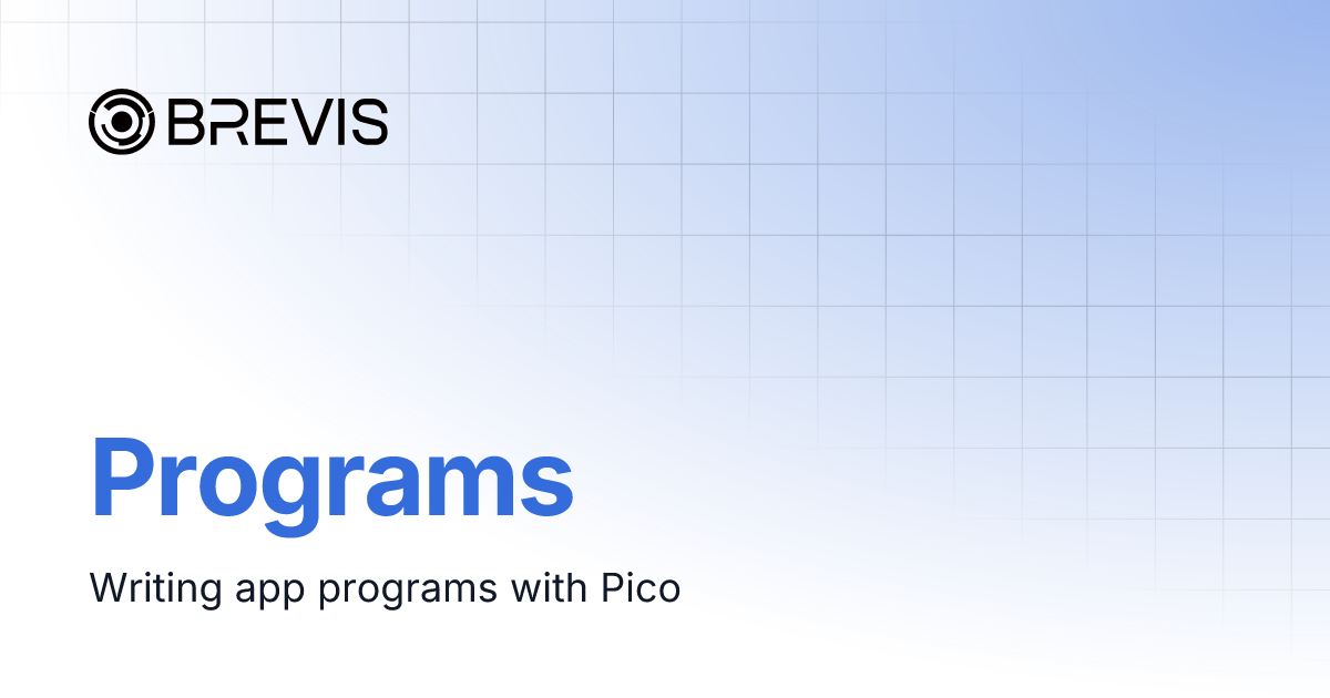 Programs | Pico Doc